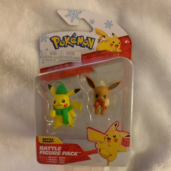 Pokemon | Toys | Pokemon Battle Figure Pack Christmas Holiday Edition ...
